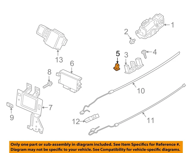 LINCOLN FORD OEM Navigator Liftgate Tailgate Hatch-Release Switch ...