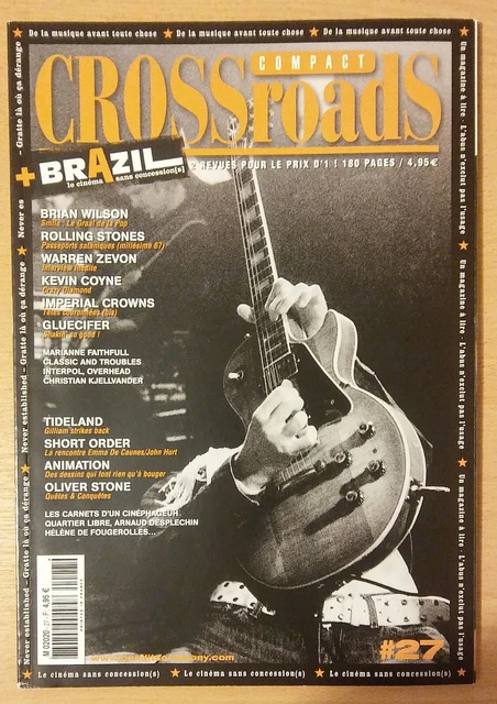 MAGAZINE CROSSROADS N° 27 NEUF - Rolling Stones Brian Wilson Warren ...