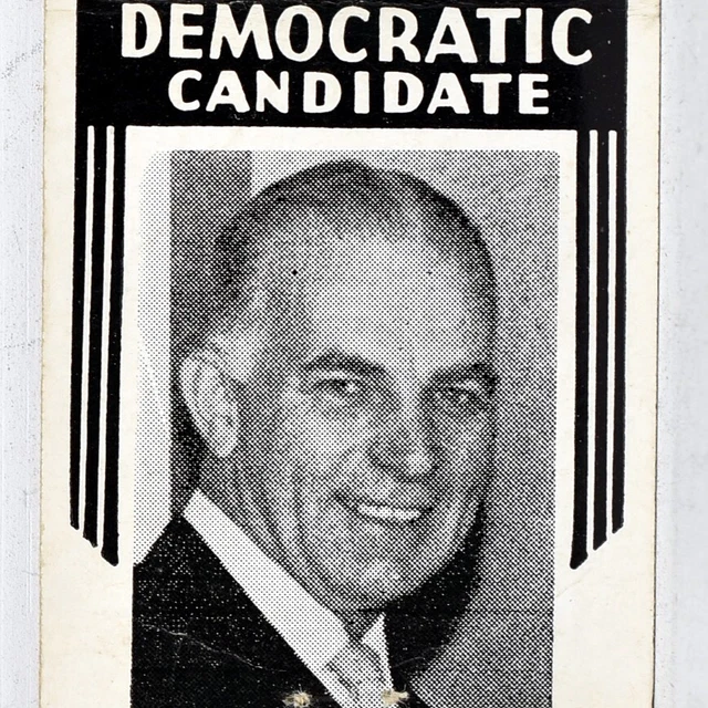 1950S FRED W Newcomb Democratic Party Candidate Council At Large ...