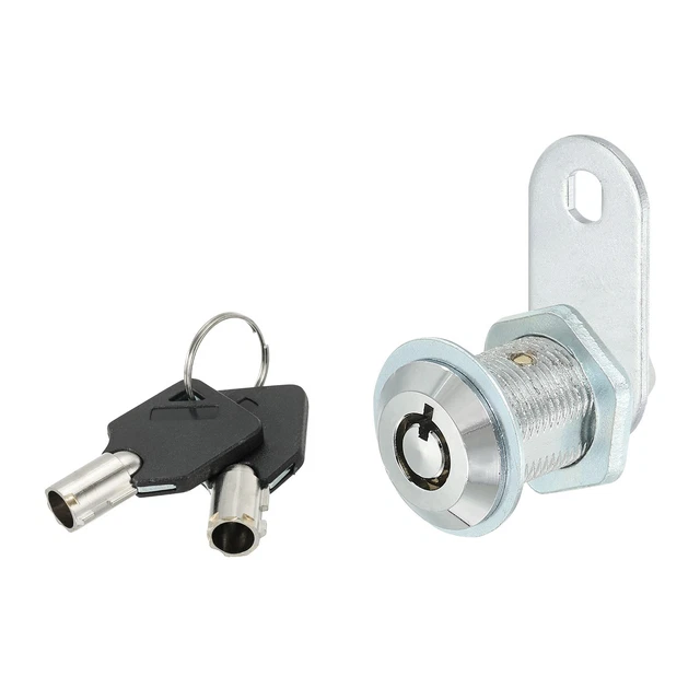 25MM CABINET CAM Lock with Key Cylinder Tubular Cam Keyed Alike $18.98 ...