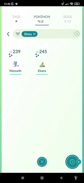 ALOLAN MEOWTH SHINY + Ekans Shiny 74k Stardust Mini PTC Pokemon Go EUR ...