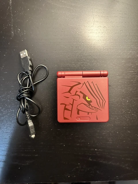 GAMEBOY ADVANCE SP AGS-001 Custom Groudon Reshell - TESTÉ ET ...