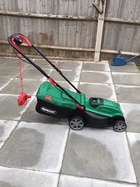 QUALCAST 1400W ELECTRIC Rotary Lawn Mower Model:meb 1434m. £45.00 ...