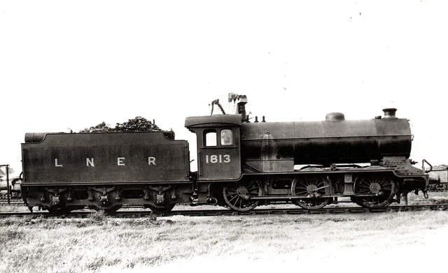 LNER CLASS J39 0-6-0 No 1813 at MARCH MPD 5/9/37 R/PHOTO £1.00 ...