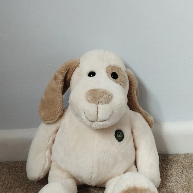 HARRODS MY FIRST Harrods Puppy Plush Soft Toy Dog Small 15-35cm White ...
