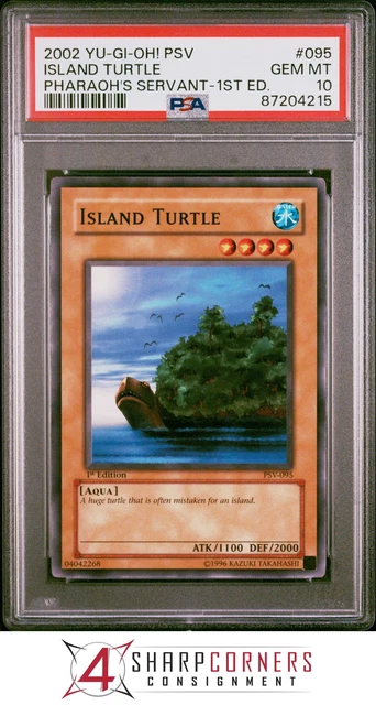 YU-GI-OH 2002! 1ª Edición #Psv-#095 Island Turtle Pop 5 Psa 10 X3930791 ...