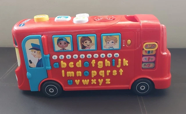 VTECH PLAYTIME BUS with Phonics Interactive Talking Bus That Teaches ...