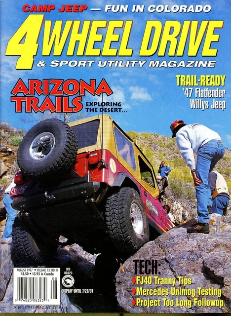 4 WHEEL DRIVE & Sport Utility Magazine August 1997 Camp Jeep - Fun In ...