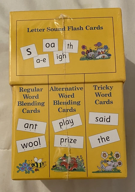 JOLLY PHONICS CARDS In Print Letters Letter Sound Flash Cards NEW ...