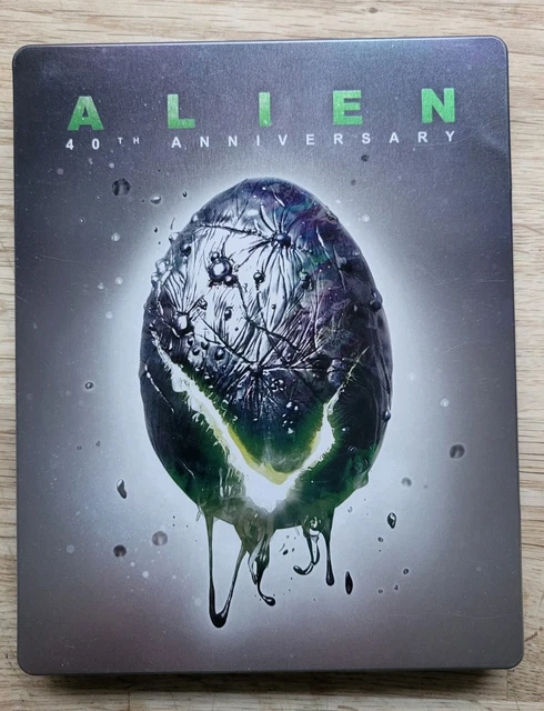 ALIEN 40TH ANNIVERSARY 4K UHD + BLU RAY STEELBOOK. UK EXCLUSIVE £78.68 ...