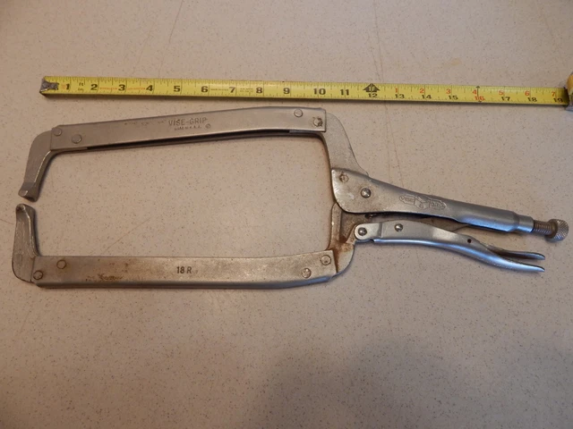 VINTAGE PETERSEN VISE Grips - 18R - Locking Pliers - Welding - Dewitt ...