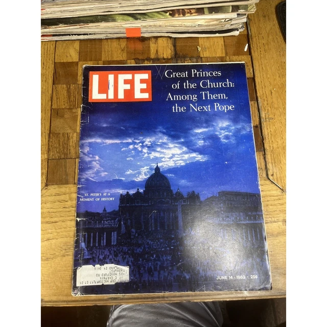 LIFE MAGAZINE JUNE 14 1963 Death of Pope John XXIII Romy Schneider ...