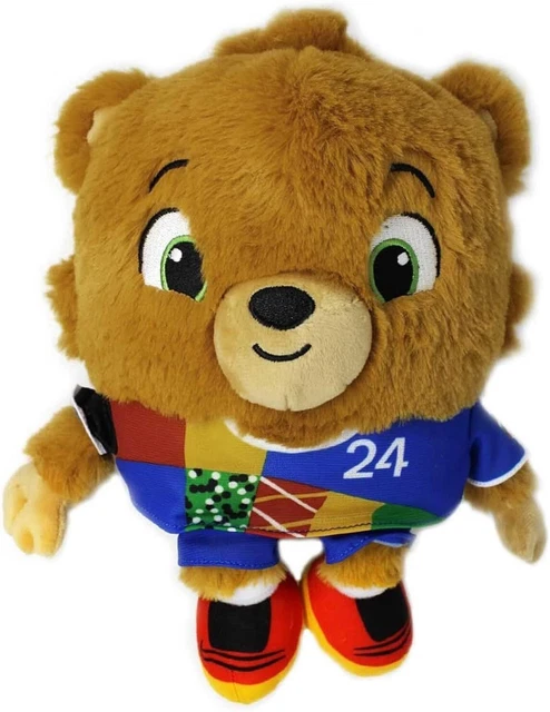 2024 EURO FOOTBALL Mascot Albart Teddy bear Plush Soft Toy UEFA Germany ...