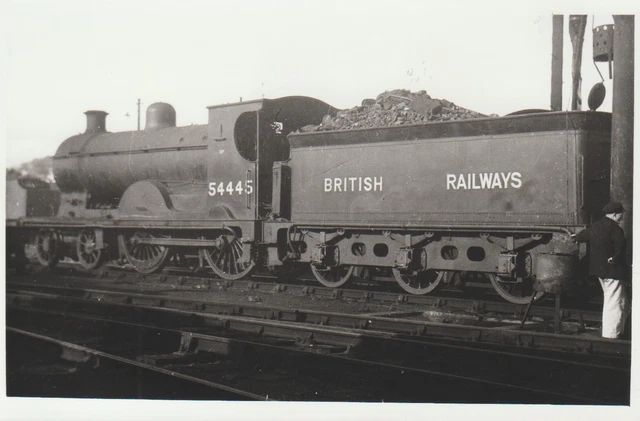 CALEDONIAN 54445 PERTH c1950 SCOTTISH REGION RAILWAY PHOTOGRAPH £1.50 ...