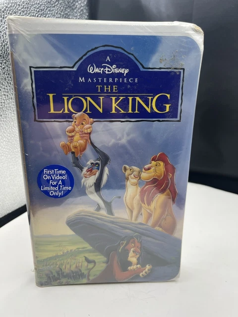 THE LION KING (VHS, 1995) Rare Masterpiece Collection Sealed VHS New ...