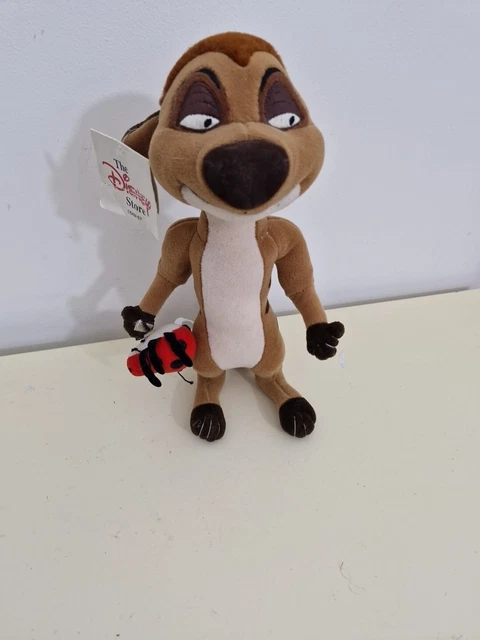 DISNEY TIMON LION King Plush Soft Toy 11" Holding Red Bug £5.06 ...
