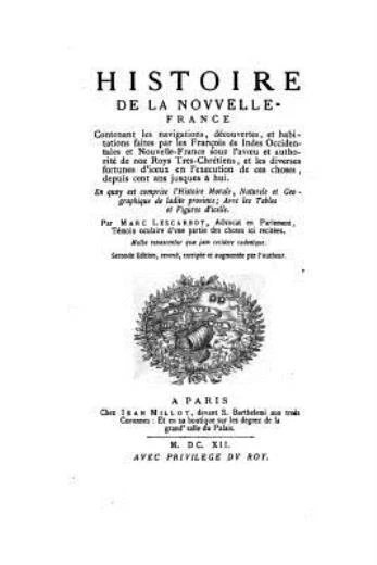 HISTOIRE DE LA Nouvelle-France EUR 27,16 - PicClick FR