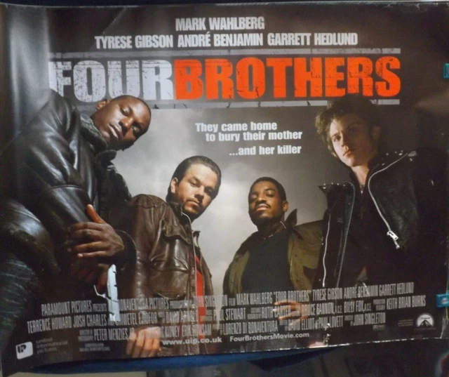 FOUR BROTHERS MARK Wahlberg Andre Benjamin Original Quad Poster £7.99 ...