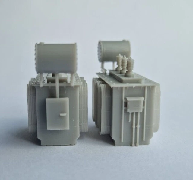 ELECTRICAL SUBSTATION TRANSFORMER -Model Railway layout Scenery 1:76 OO ...