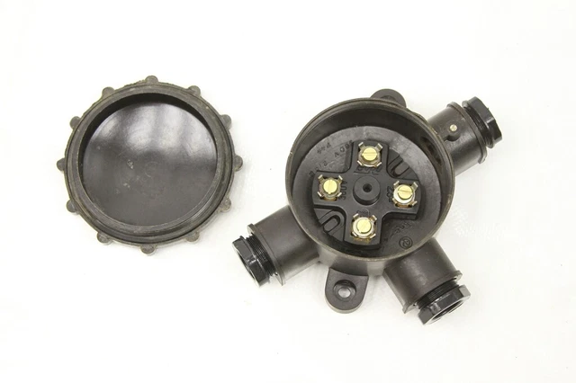 OLD DISTRIBUTOR SOCKET Surface-mounted AP Art Deco Loft 3 Outlets ...