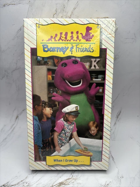 BARNEY & FRIENDS VHS When I Grow Up . Time Life Video VTG 1993 FACTORY ...
