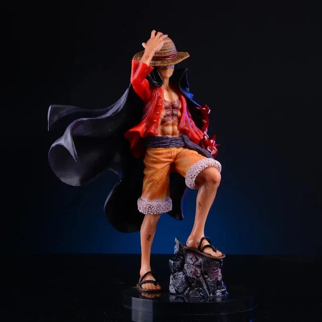 MONKEY D. RUFFY Luffy One Piece Anime Figur Statue Modell Sammler 25cm ...