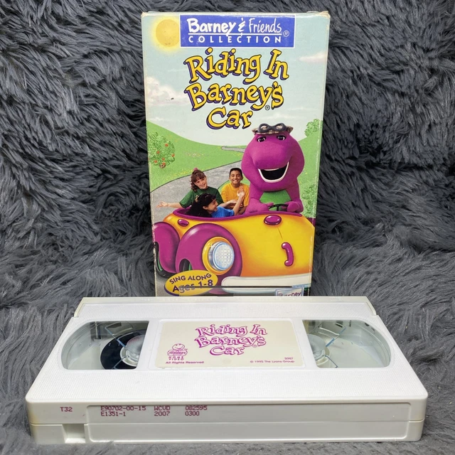 RIDING IN BARNEY'S Car VHS Tape 1995 Barney & Friends Collection Sing ...