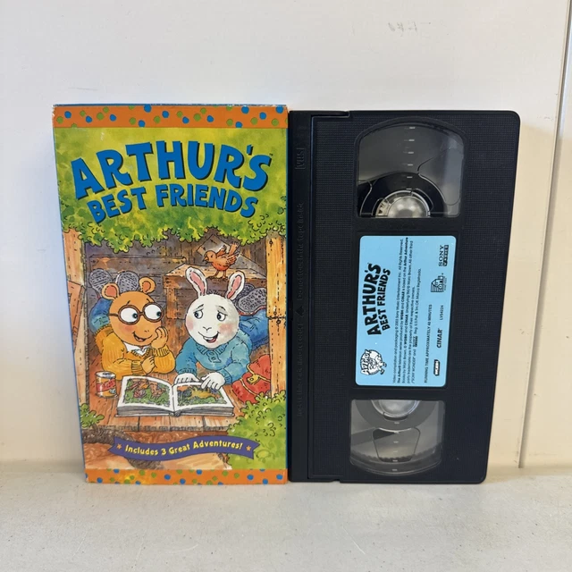 ARTHUR'S BEST FRIENDS (VHS 2003) Includes 3 Great Adventures PBS Kids £ ...