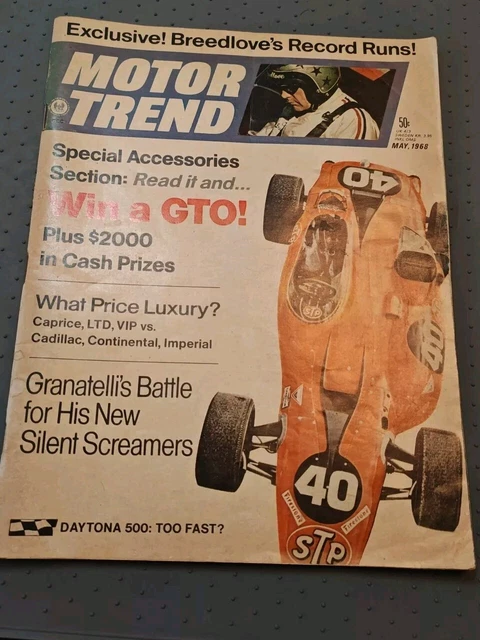 MAGAZIN MAY 1968 - Motor Trend Magazine - Classic Exclusive ZEITUNG ...