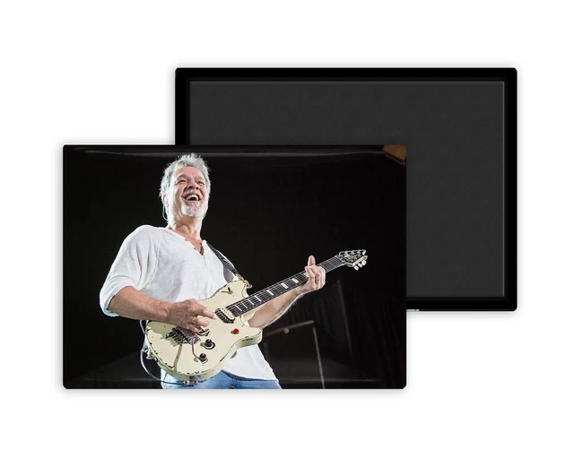 EDDIE VAN HALEN 2-Magnet Fridge 54x78mm Custom £5.24 - PicClick UK