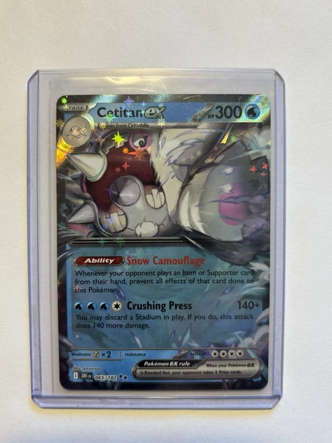 POKEMON TCG CETITAN ex 065/182 2025 Destined Rivals Double Rare $2.53 - PicClick AU