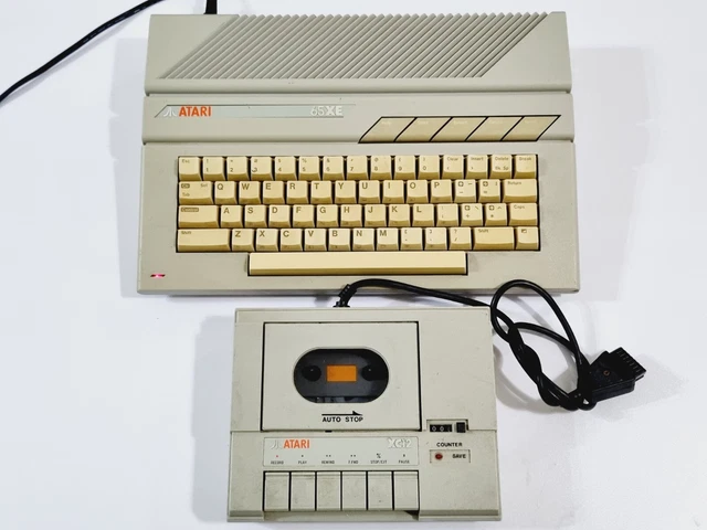 VINTAGE ATARI 65XE Home Computer with Atari XC12 £175.00 - PicClick UK