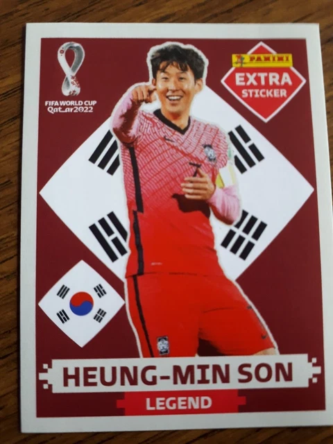 PANINI FIFA WM 2022 Qatar Heung-Min-Son Extra Sticker Legende Base ...
