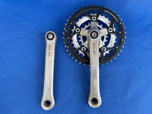 RETRO 90'S SHIMANO Deore LX crank 170mm crankset FC-M563 chainset £40. ...