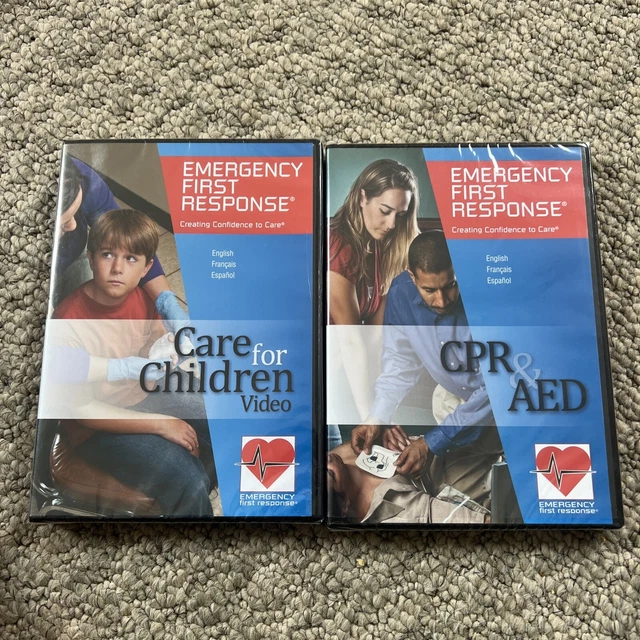 EMERGENCY FIRST RESPONSE CPR & AED Care For Children Dvd Lot £10.80 ...