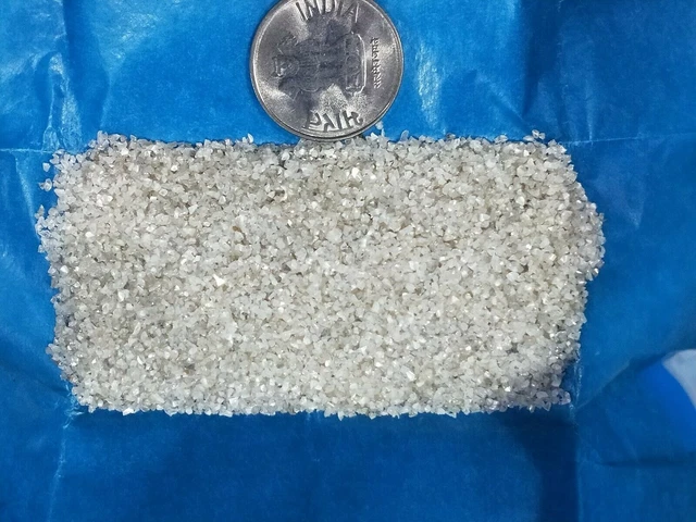 25.00 CTS RAW NATURAL WHITE REAL DIAMOND DUST POWDER ROUGH LOT £25.13 ...