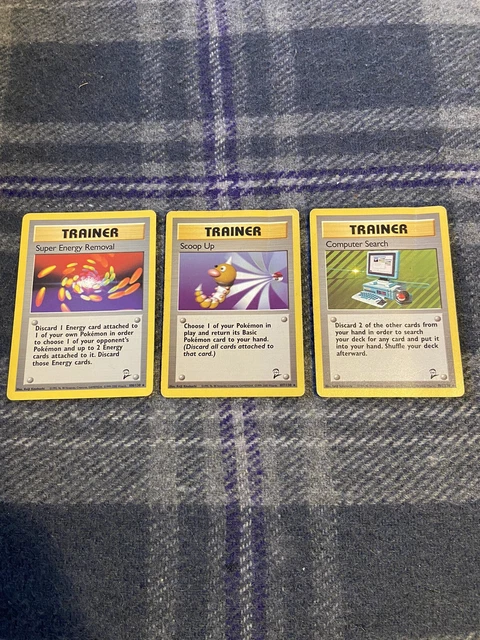 POKEMON BASE SET 2 Rare Trainer Card Bundle - Scoop Up, Computer Search ...