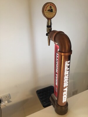 BIRRA MORETTI BEER font/ Tap Home Bar Man Cave Breweriana Used Great ...