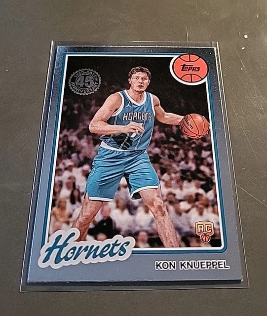 KON KNUEPPEL NBA ROOKIE CARD TOPPS 2025-26 45th ANNIVERSARY RC# 80BK-53 ...