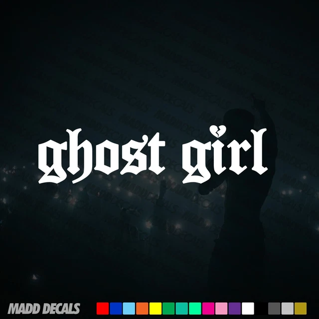 GHOST GIRL VINYL Decal Sticker Windshield Banner Decal Sticker Lil Peep ...