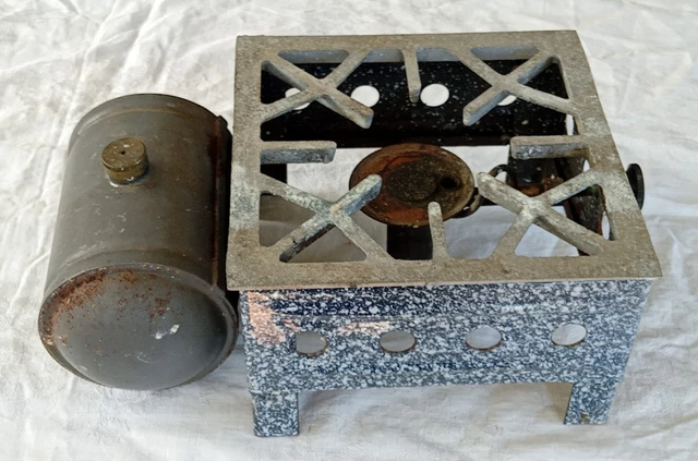 ANCIEN RÉCHAUD EN fonte émaillé pour déco collection pièces EUR 10,00 ...