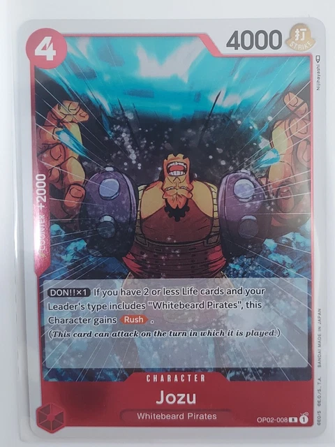 ONE PIECE CARD game - Jozu - OP02-008 R - Eng - Near mint EUR 2,00 ...