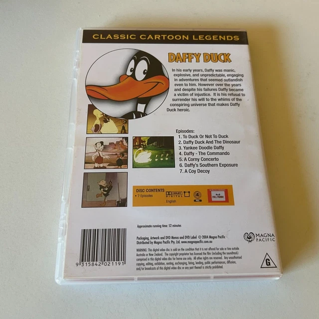 DAFFY DUCK - Classic Cartoon Legends DVD $6.00 - PicClick AU