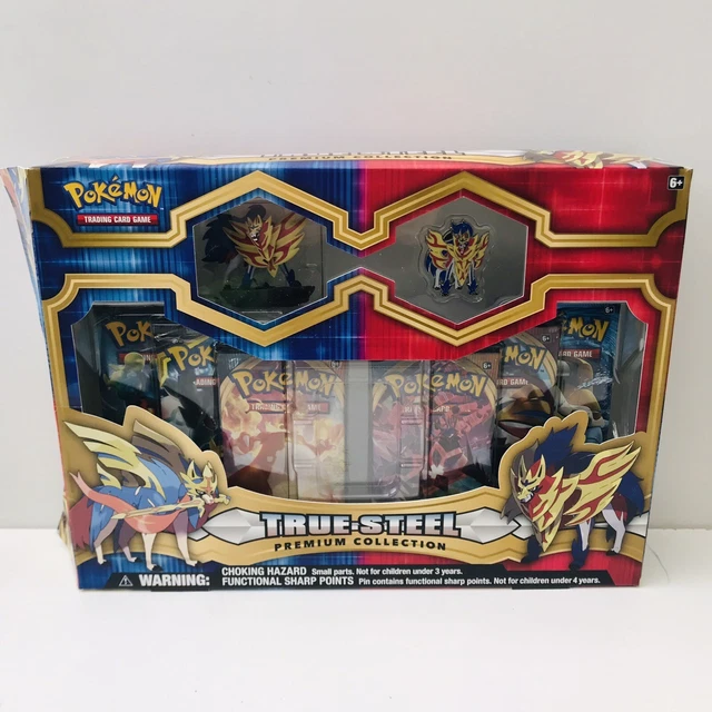POKEMON ZAMAZENTA TRUE Steel Premium Collection Box 6 Boosters NEUF ...
