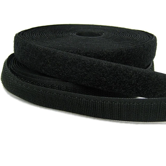25M SELF ADHESIVE Loop Side Only Included No Adhesive Tape (Black) $23. ...
