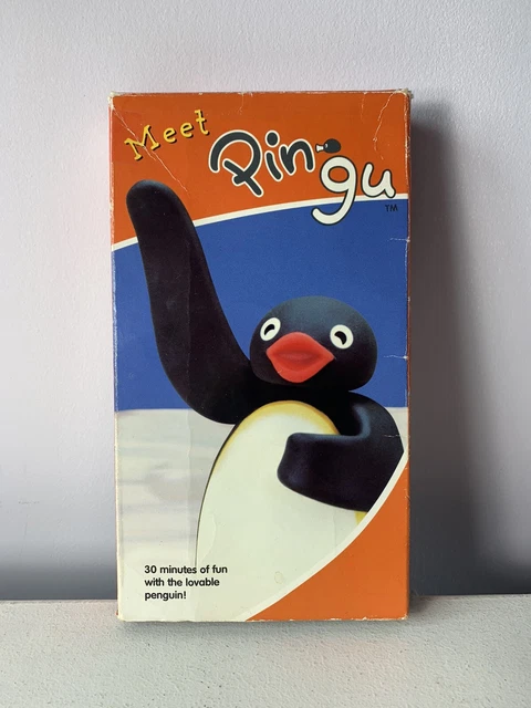 PINGU THE PENGUIN: Meet Pingu VHS Animated Kids Cartoon 2003 Rare Paper ...