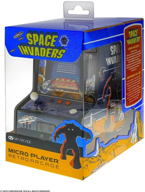 SPACE INVADERS REAL MINI CABINATO Original MY ARCADE Rétro Taito ...