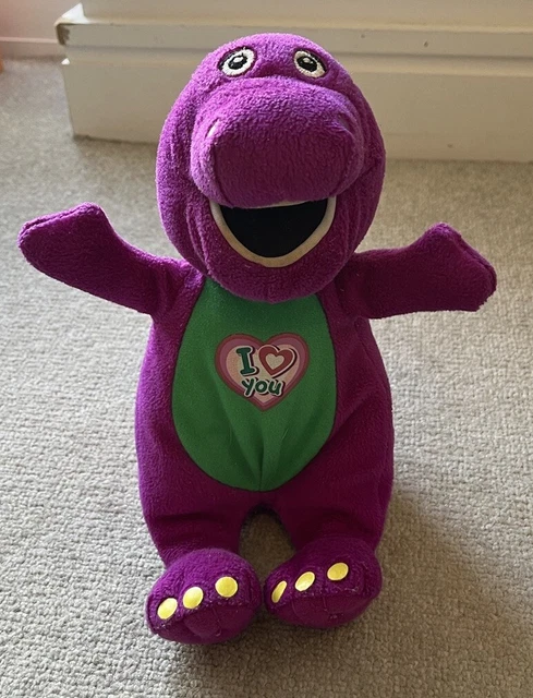VINTAGE BARNEY SOFT Toy with Sound Effects-23cm £8.95 - PicClick UK