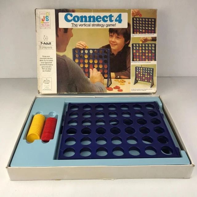 VINTAGE 1976 CONNECT 4 Game A Milton Bradley Game $22.50 - PicClick AU