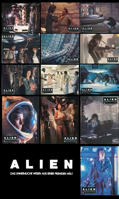 26 PHOTOS LOBBY cards German "Alien" Ridley Scott / Sigourney Weaver 1979 EUR 35,00 - PicClick FR